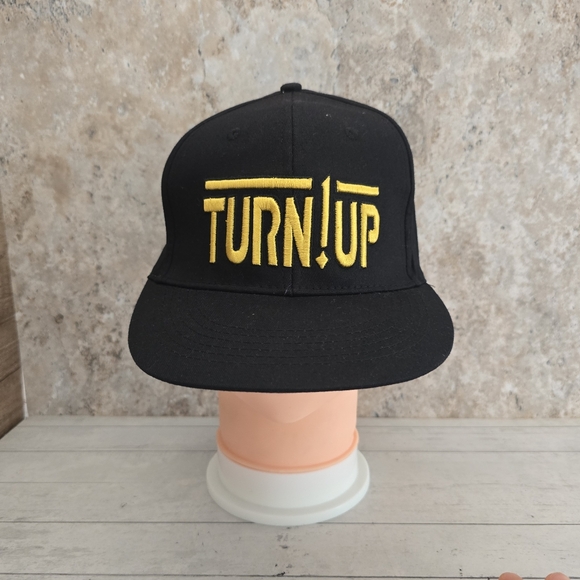 Accessories | Chatties Turn It Up Adjustable Black Hat | Poshmark